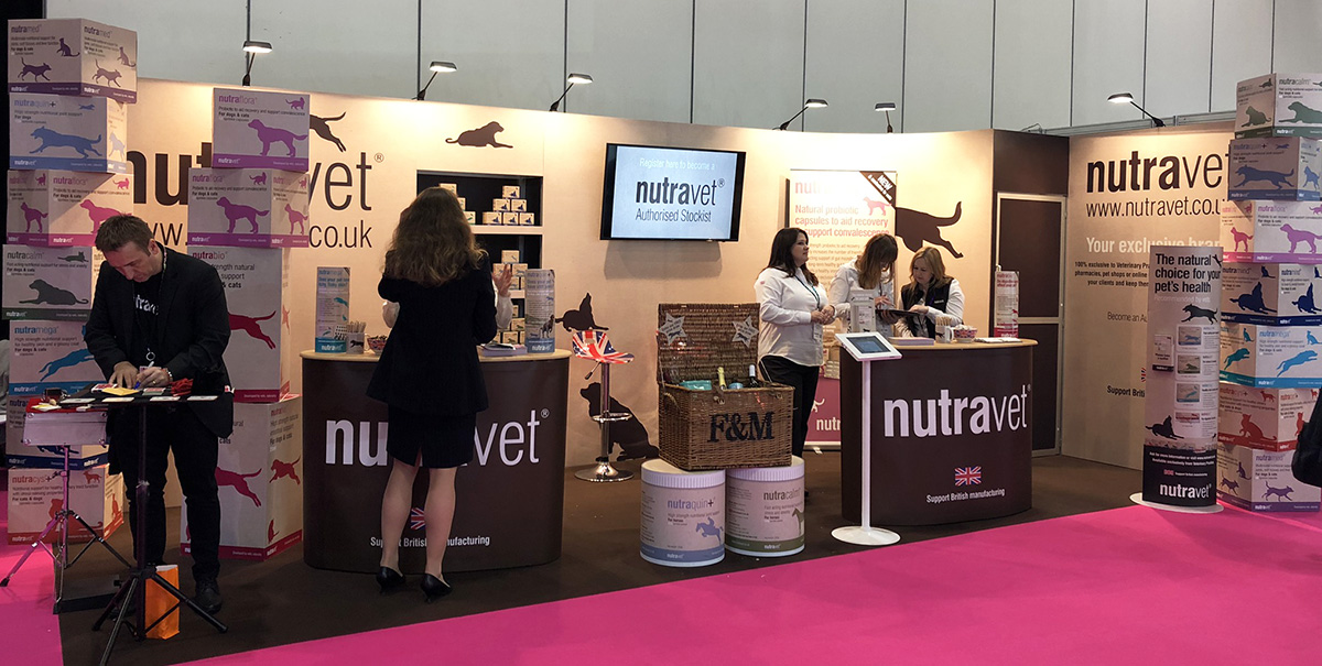Nutravet exhibiting at London Vet Show 2019 - Nutravet